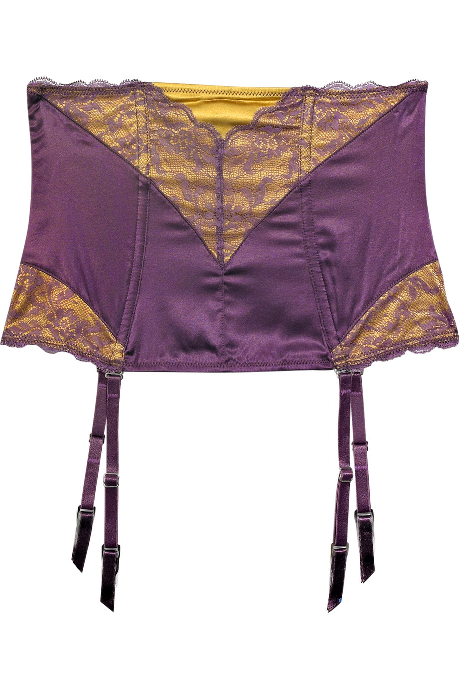 Elle Macpherson Boudoir Satin Garter Belt in Purple | Lyst Elle Macpherson Boudoir Satin Garter Belt in Purple | Lyst