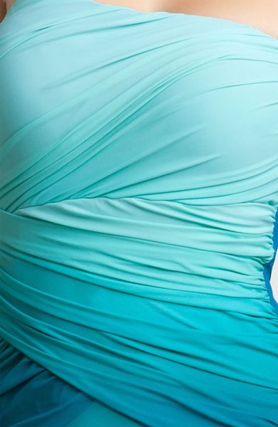 Gottex Ombré Goddess One Piece Bandeau Swimsuit In Blue Teal Lyst