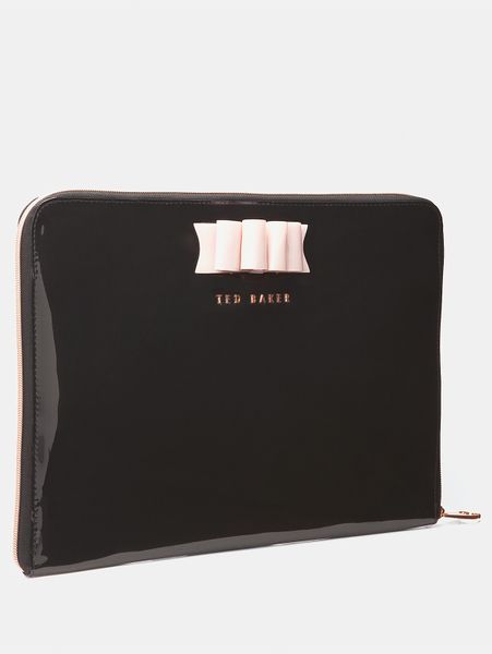 Ted Baker Ted Baker Bow Laptop Case in Black | Lyst Ted Baker Ted Baker Bow Laptop Case in Black | Lyst