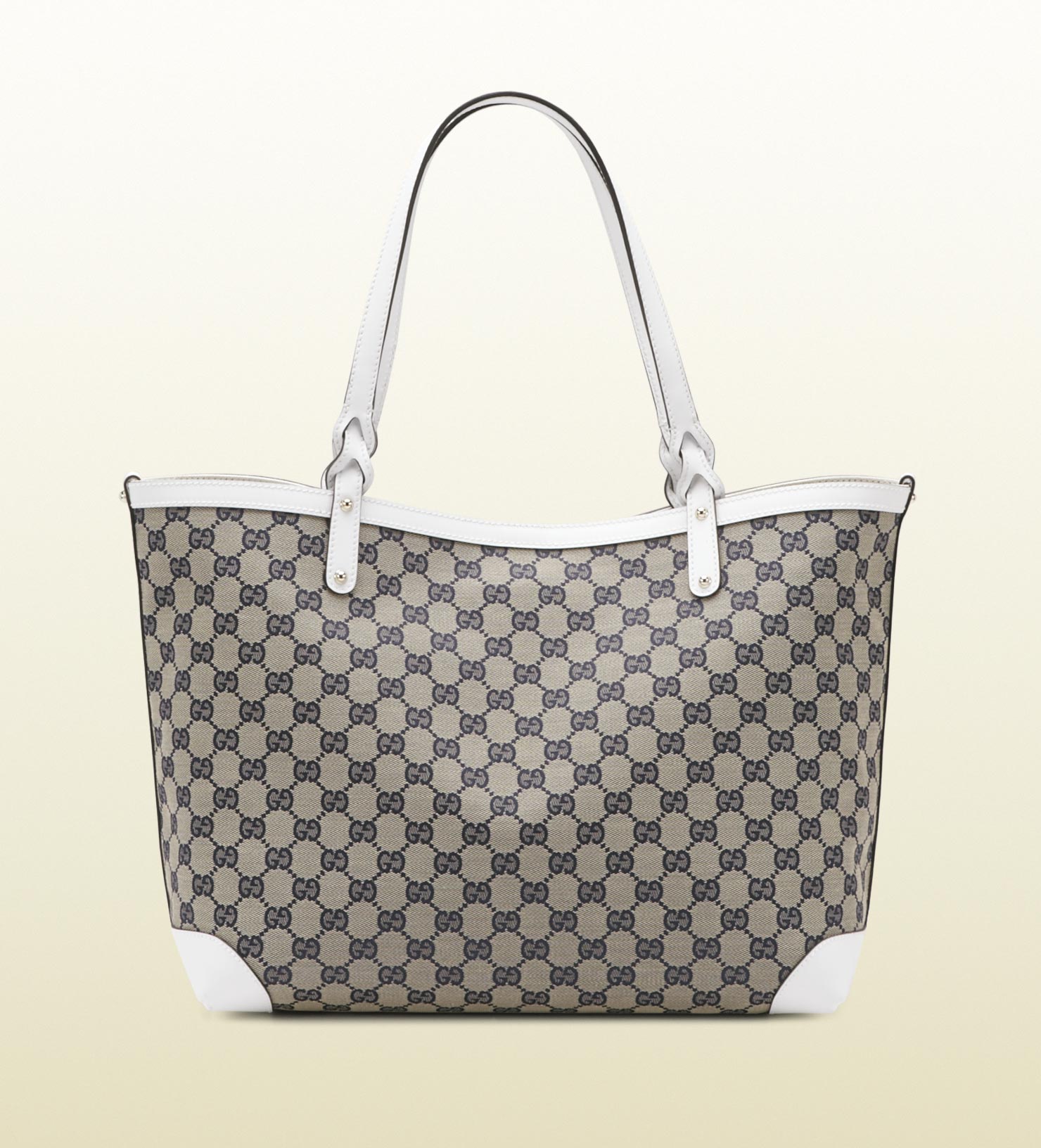 Gucci Gucci Craft Original Gg Canvas Tote in White (beige) | Lyst Gucci Gucci Craft Original Gg Canvas Tote in White (beige) | Lyst