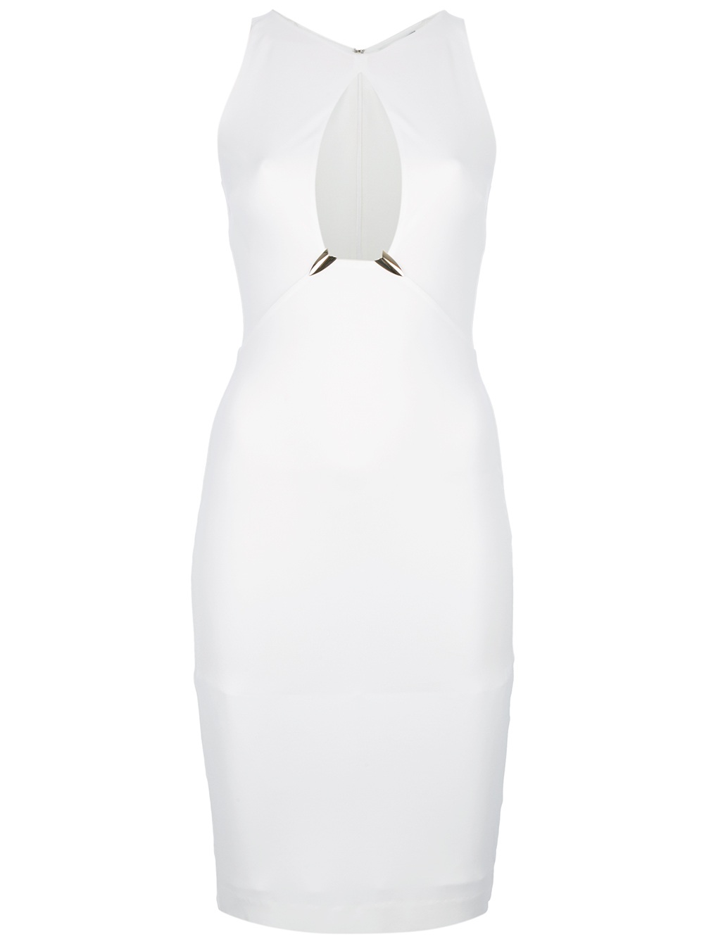 Dsquared² Open Chest Dress In White Black Lyst
