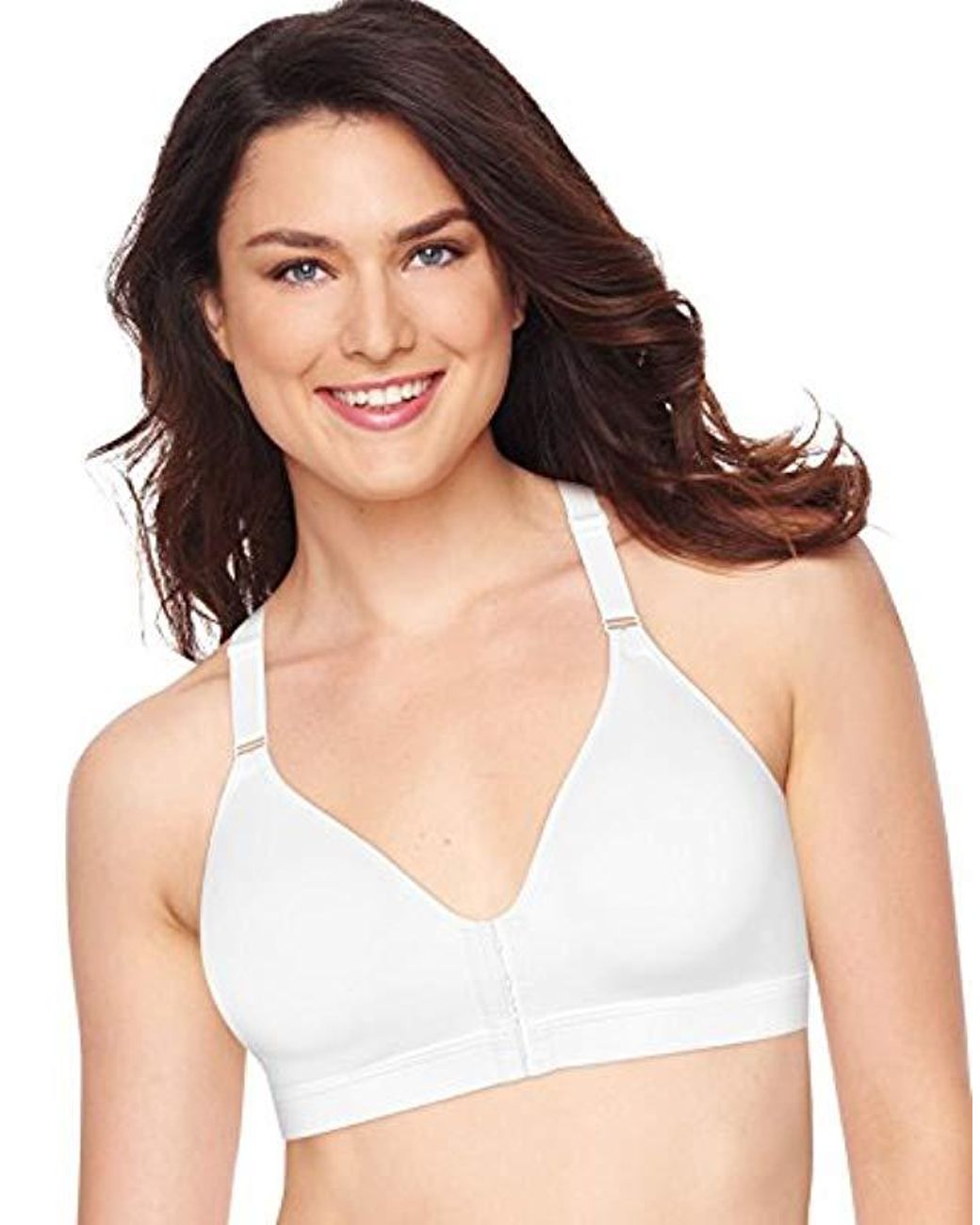 Hanes Cooling Comfort Covertible Wirefree Bra In White Lyst