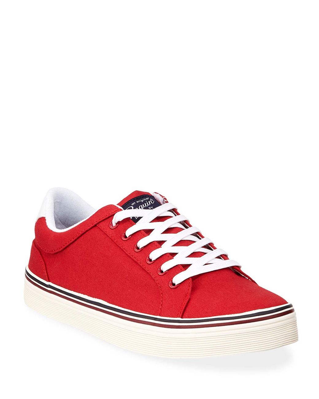 Original Penguin Men's Colt Low-top Canvas Sneakers Red in Red for Men ...