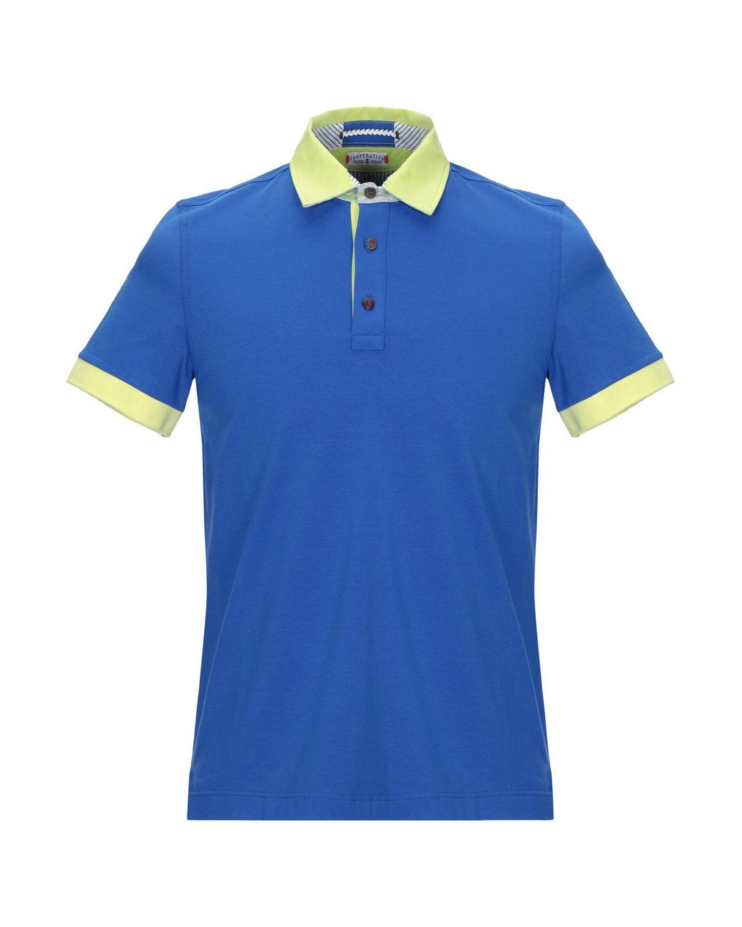 Lyst - Cooperativa Pescatori Posillipo Polo Shirt in Blue for Men