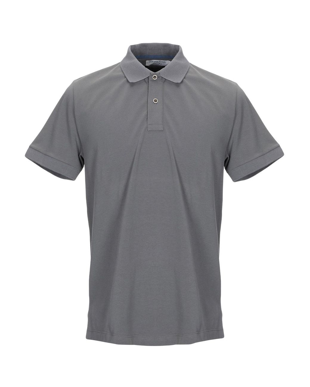 Cooperativa Pescatori Posillipo Polo Shirt in Gray for Men - Lyst