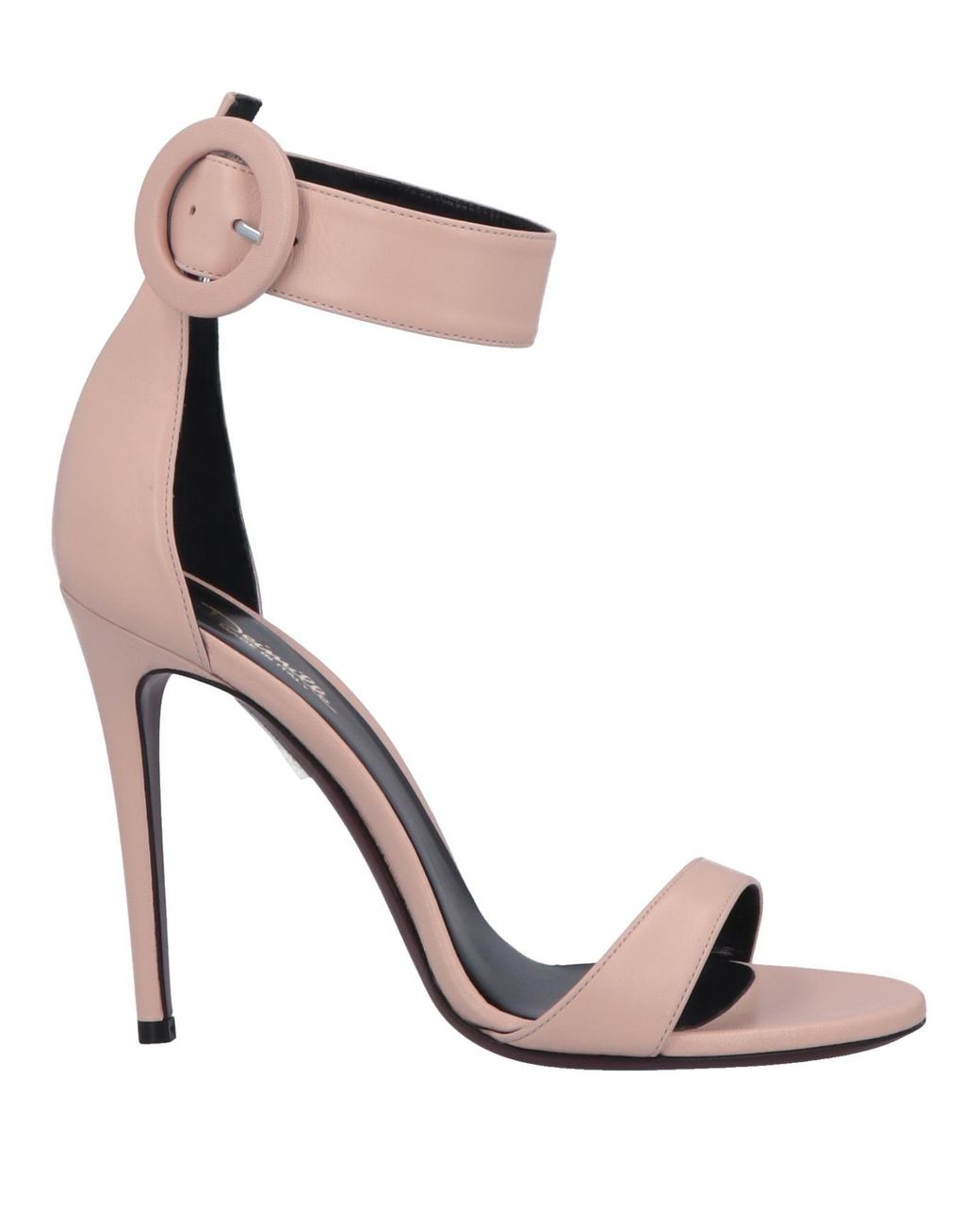 Deimille Leather Sandals in Light Pink (Pink) - Lyst