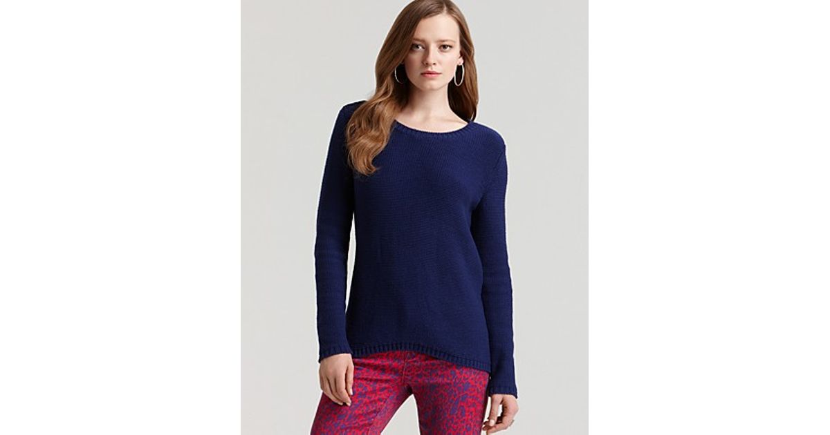 Isaac mizrahi new york Felicity Sweater in Blue | Lyst