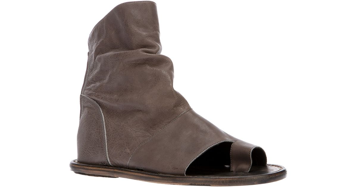 Lyst - Lost & Found Single Toe Boot in Gray for Men
