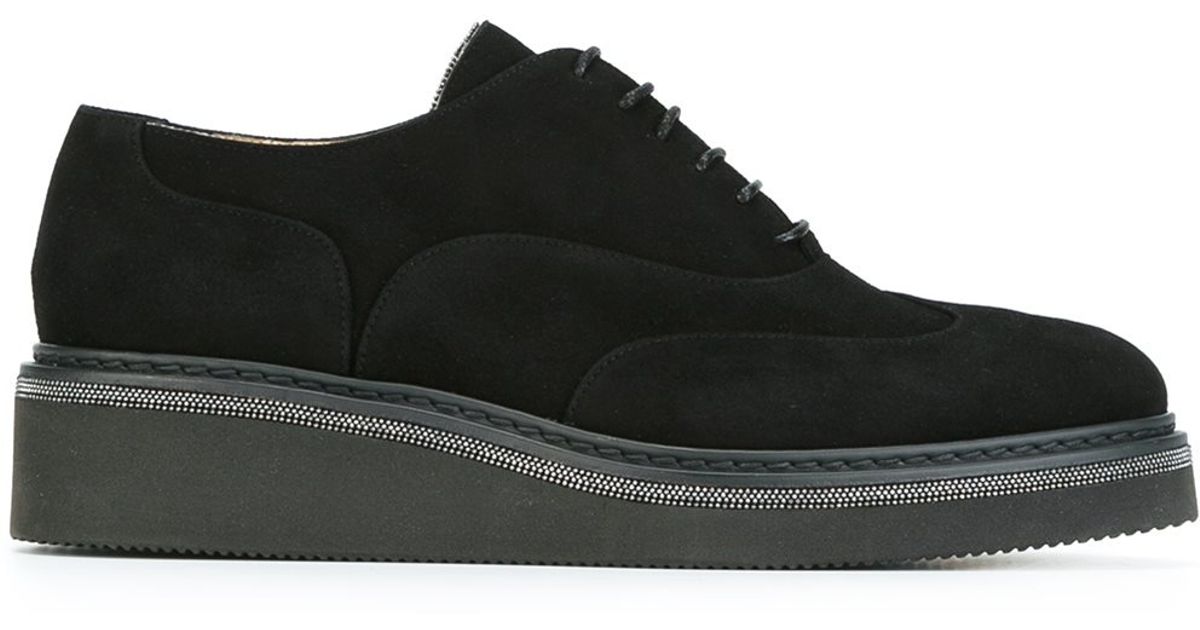 Fabiana filippi Wedge Heel Lace-up Shoes in Multicolor for Men (BLACK ...
