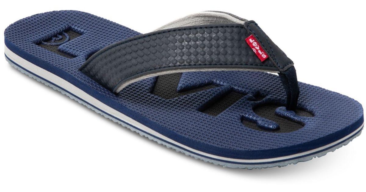 Levi's Kyle J Sport Flip Flops in Blue for Men - Lyst