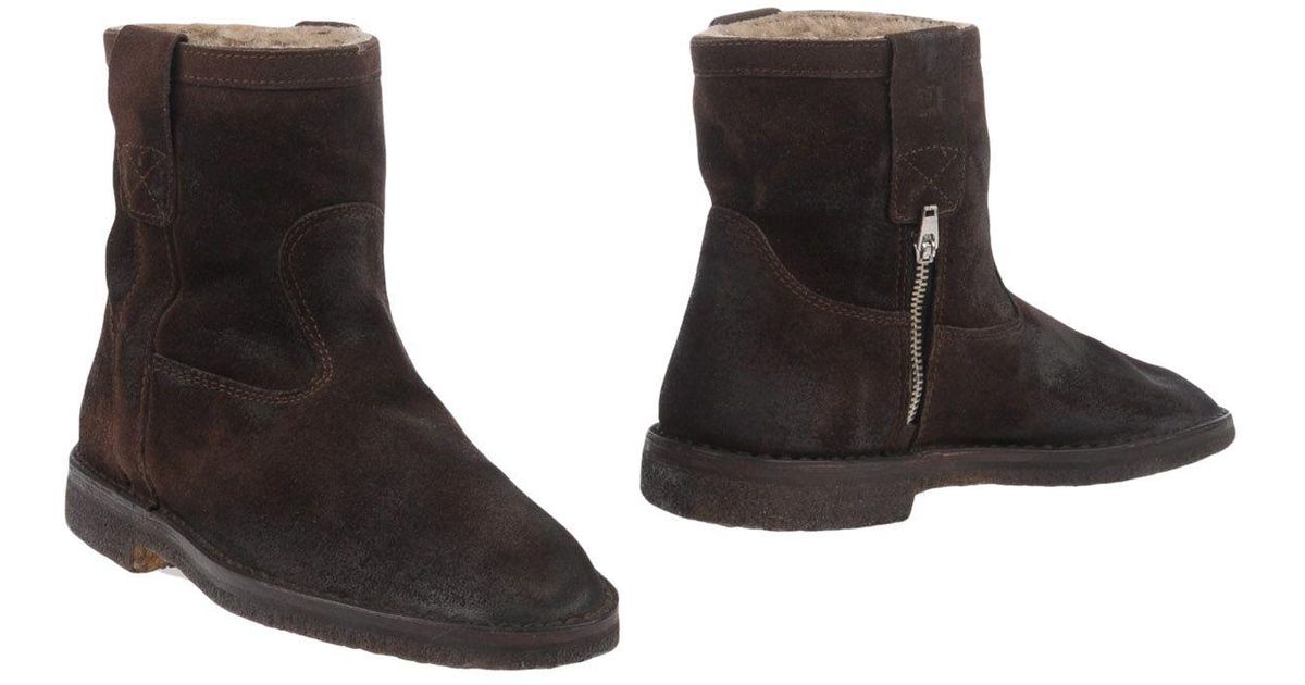 Lyst - Golden Goose Deluxe Brand Ankle Boots in Brown