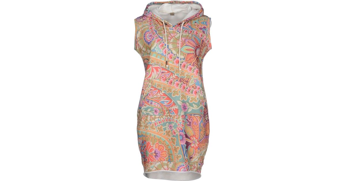 Jijil Short Dress in Orange | Lyst