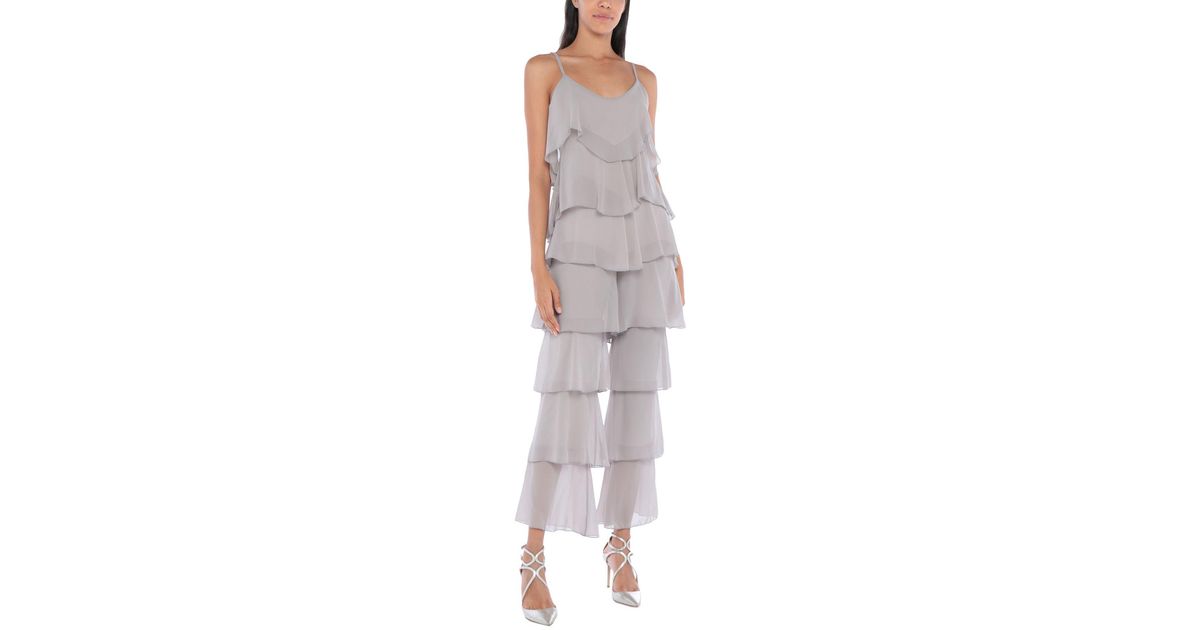 Soallure Jumpsuit in Grey (Gray) - Lyst