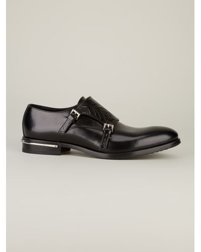 John Richmond Abrasivato Shoe in Black for Men - Lyst