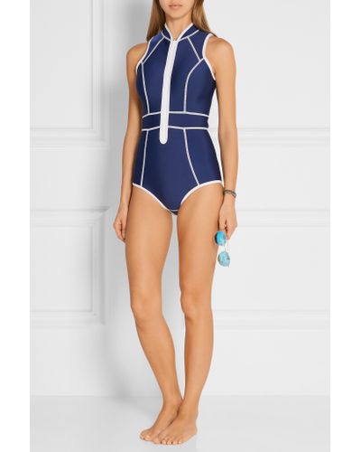 Duskii Saint Tropez Neoprene Swimsuit in Blue - Lyst