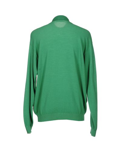 Lyst - Andrea Fenzi Turtleneck in Green for Men