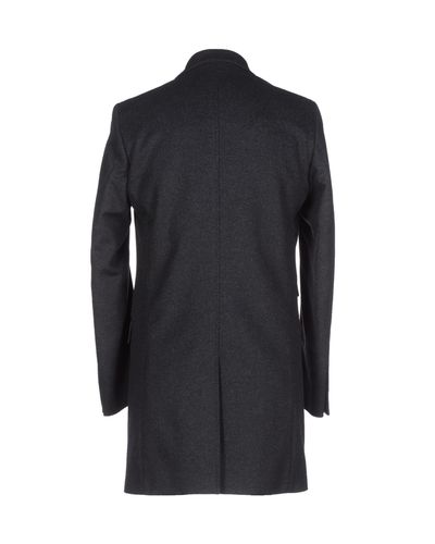 Alessandro Dell'acqua Coat in Gray for Men - Lyst