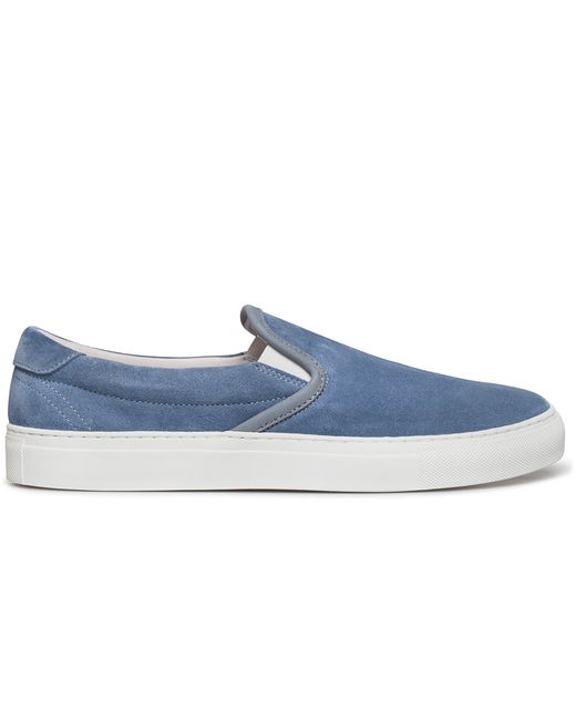 Diemme Blue Suede Garda Slip-on Sneakers in Blue for Men | Lyst