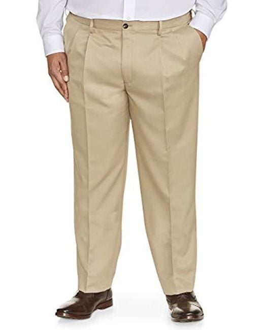 Lyst - Amazon Essentials Big & Tall Classic-fit Wrinkle-resistant Flat ...