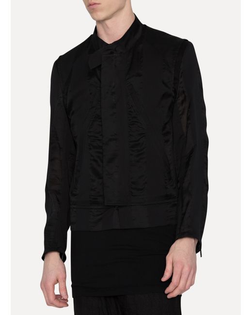 Ann demeulemeester Jacket Feature in Red for Men (black) - Save 60% | Lyst