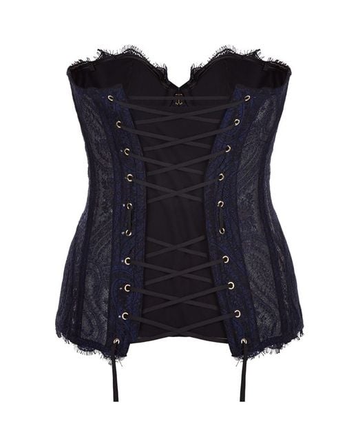 Agent Provocateur Madison Lace Corset In Black Lyst