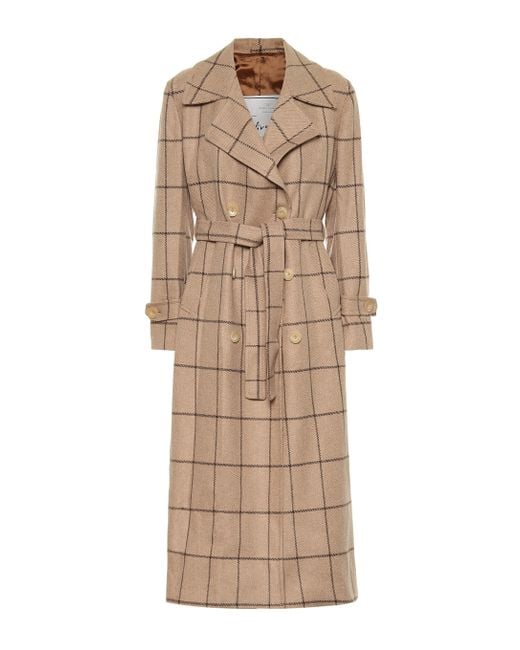 Giuliva Heritage Collection The Christie Wool Trench Coat in Beige ...