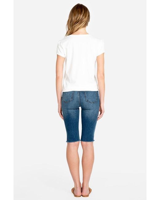 Johnny Was Skinny Short in Blue - Lyst