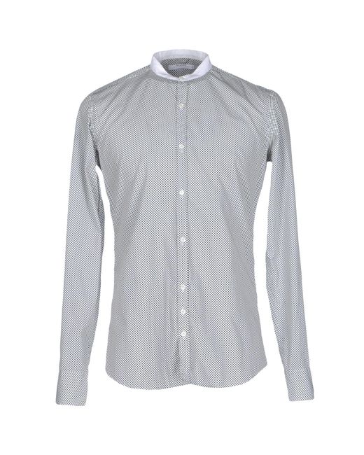 Aglini Shirt in White for Men | Lyst