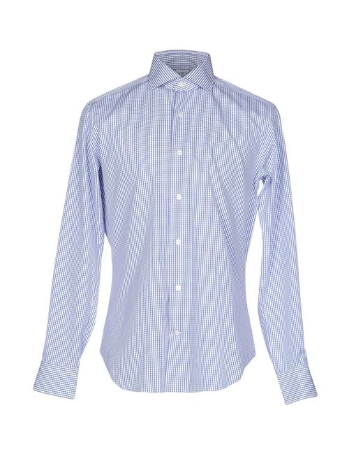 Lyst - Truzzi Shirt in Blue for Men - Save 16%