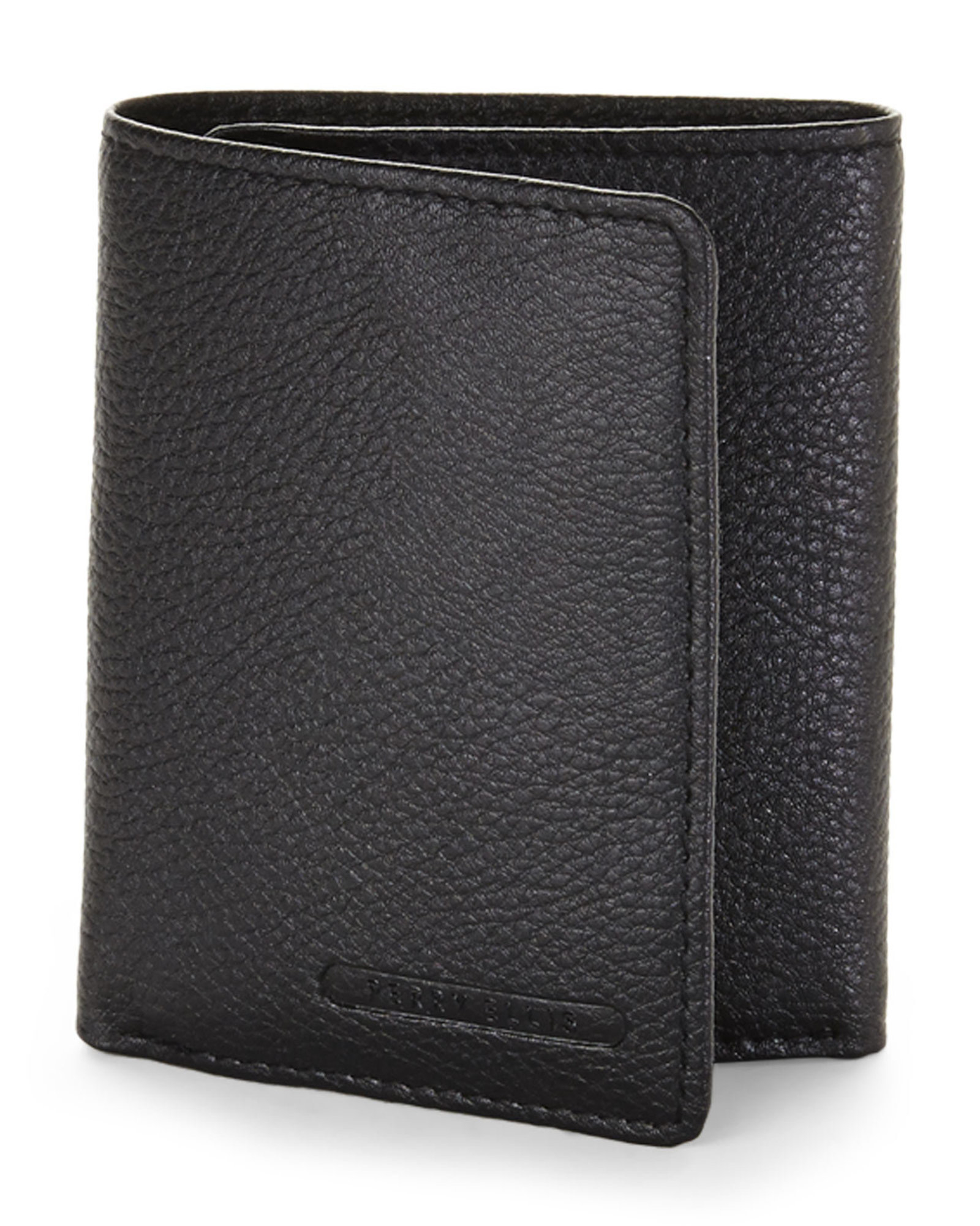 Lyst - Perry Ellis Portfolio Black Superman Tri-Fold Wallet in Black ...