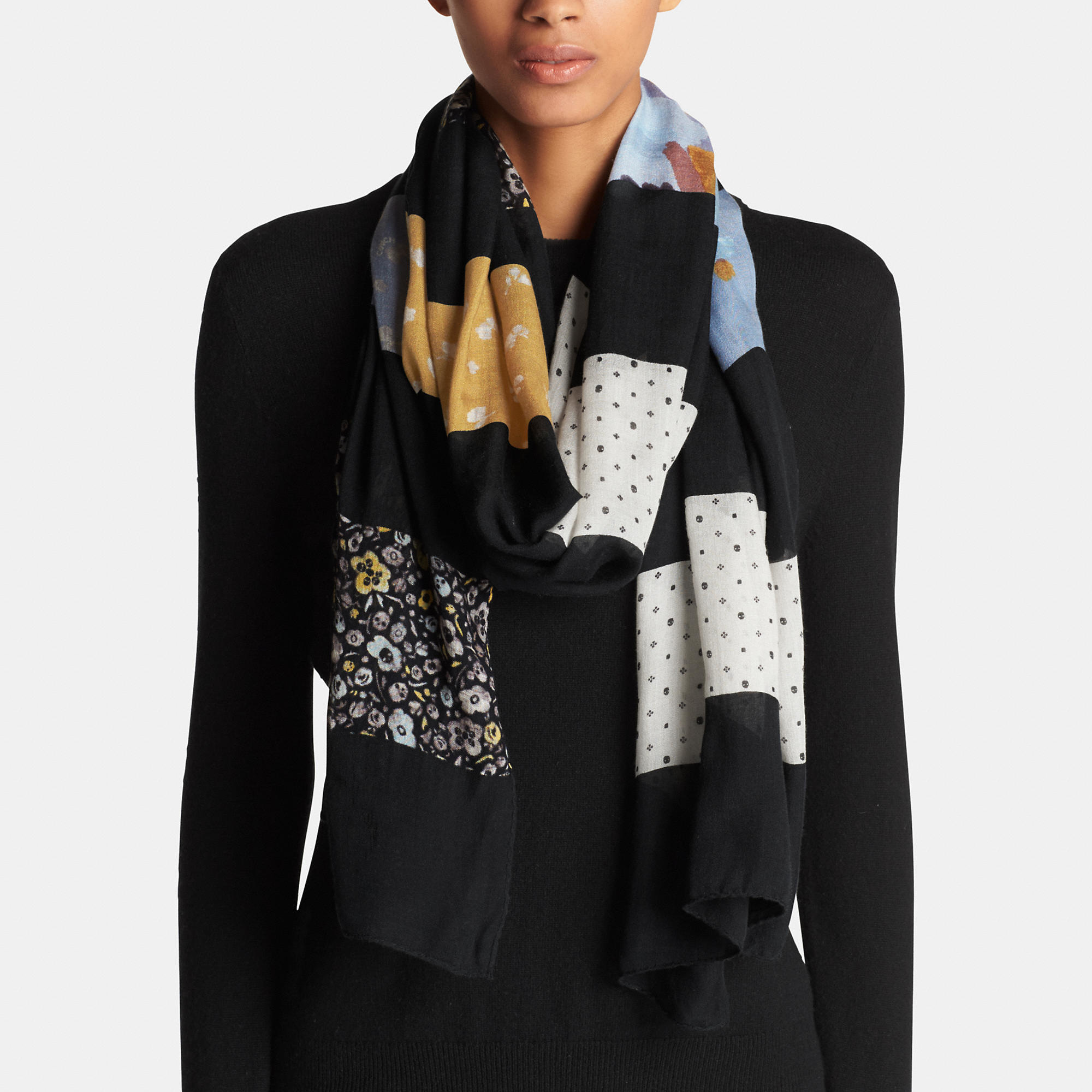 Coach Floral Purse Scarf | semashow.com