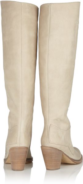 Acne Studios Dusty Beige Pistol Knee Boot in Beige | Lyst