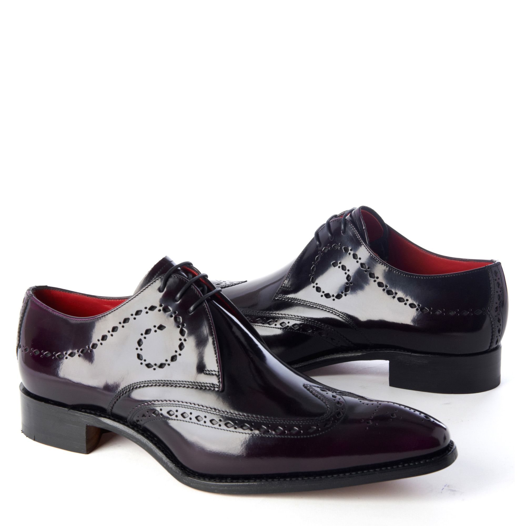 Jeffery West Brill Class Wing Lace–up Shoes in Purple for Men (wine) | Lyst