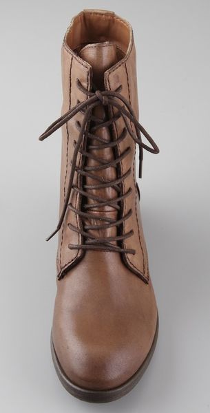 Sam Edelman Karla Flat Boots in Brown (whiskey) | Lyst
