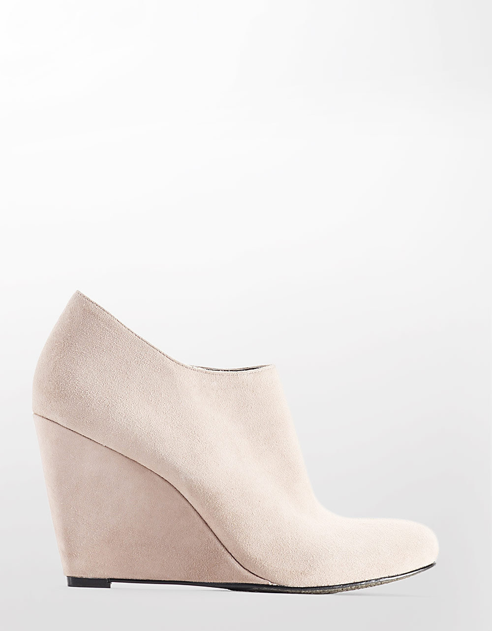 Vince camuto Dollys Suede Wedge Pump Ankle Boots in Pink | Lyst