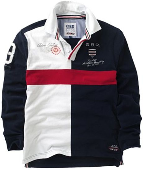 Crew Clothing GBR Rugby Shirt in Blue for Men (navy) | Lyst