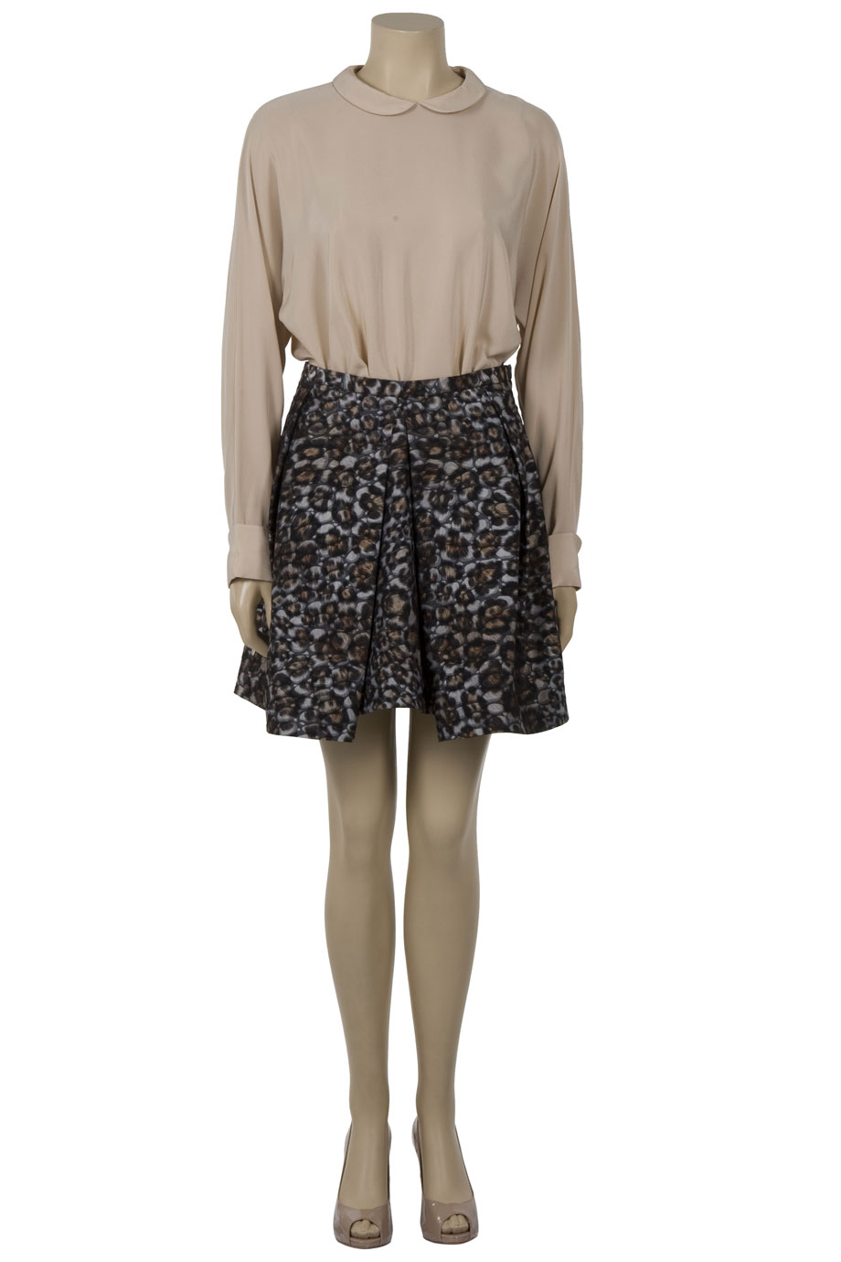 Lyst - Alldressedup Esther Blouson Blouse in Natural