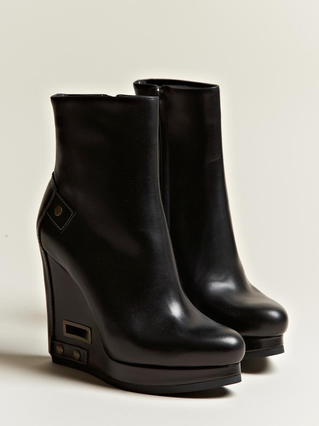 Lyst - Jil sander Womens Dasy Geko Wedge Boots in Black