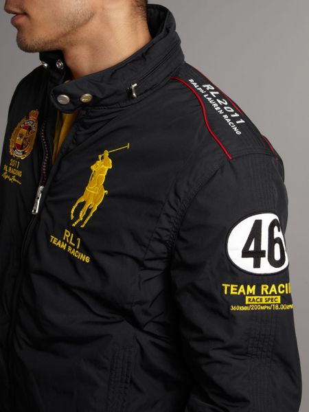 Polo Ralph Lauren Racing Espana Technical Jacket in Black for Men | Lyst