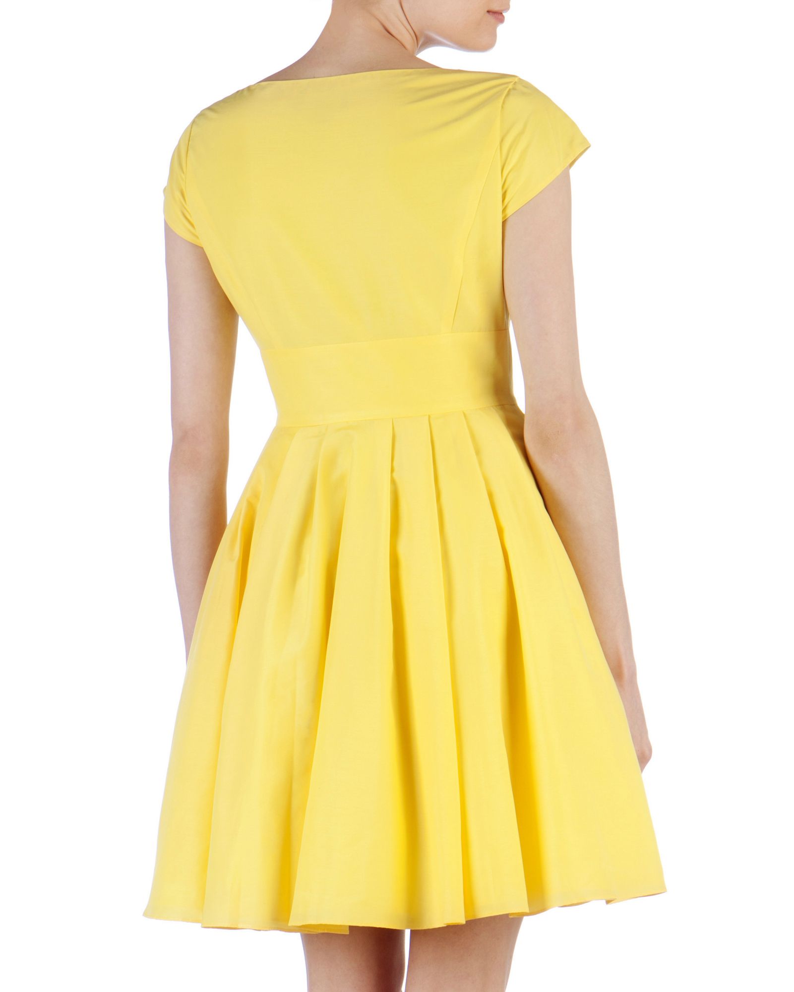 Ted Baker Sima Dress In Yellow Lyst