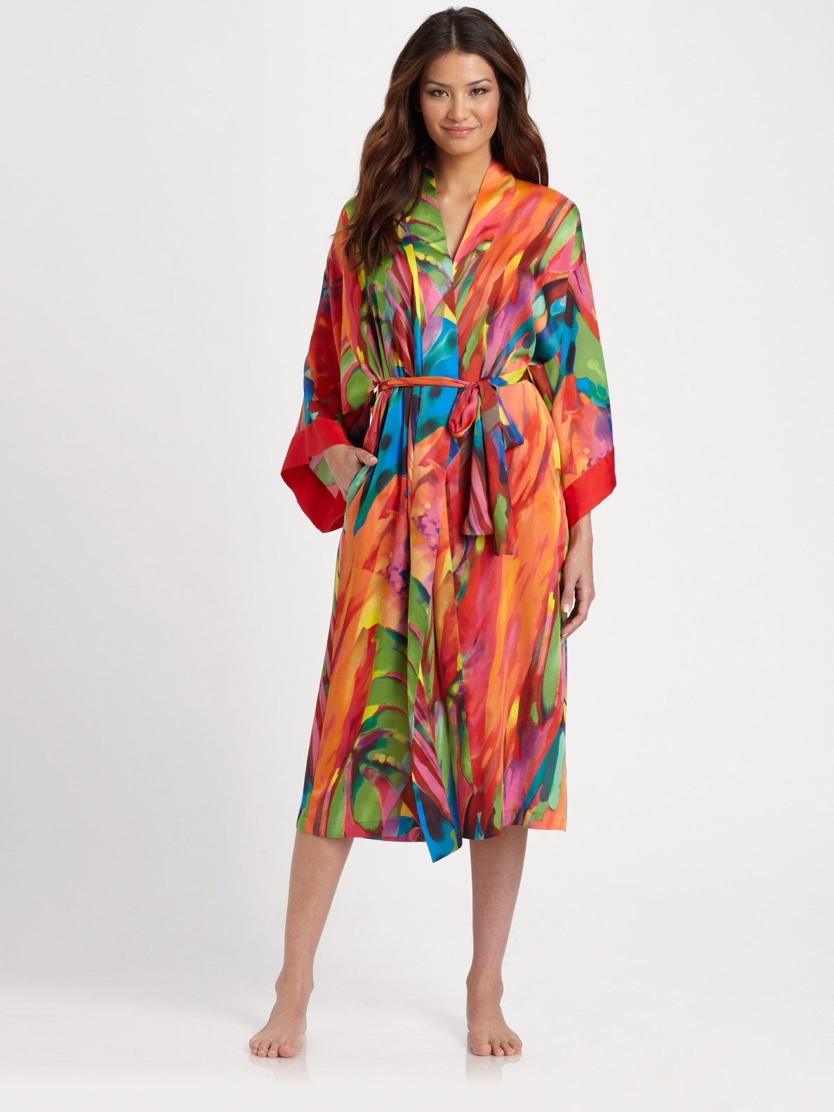 Lyst - Natori Bengal Robe