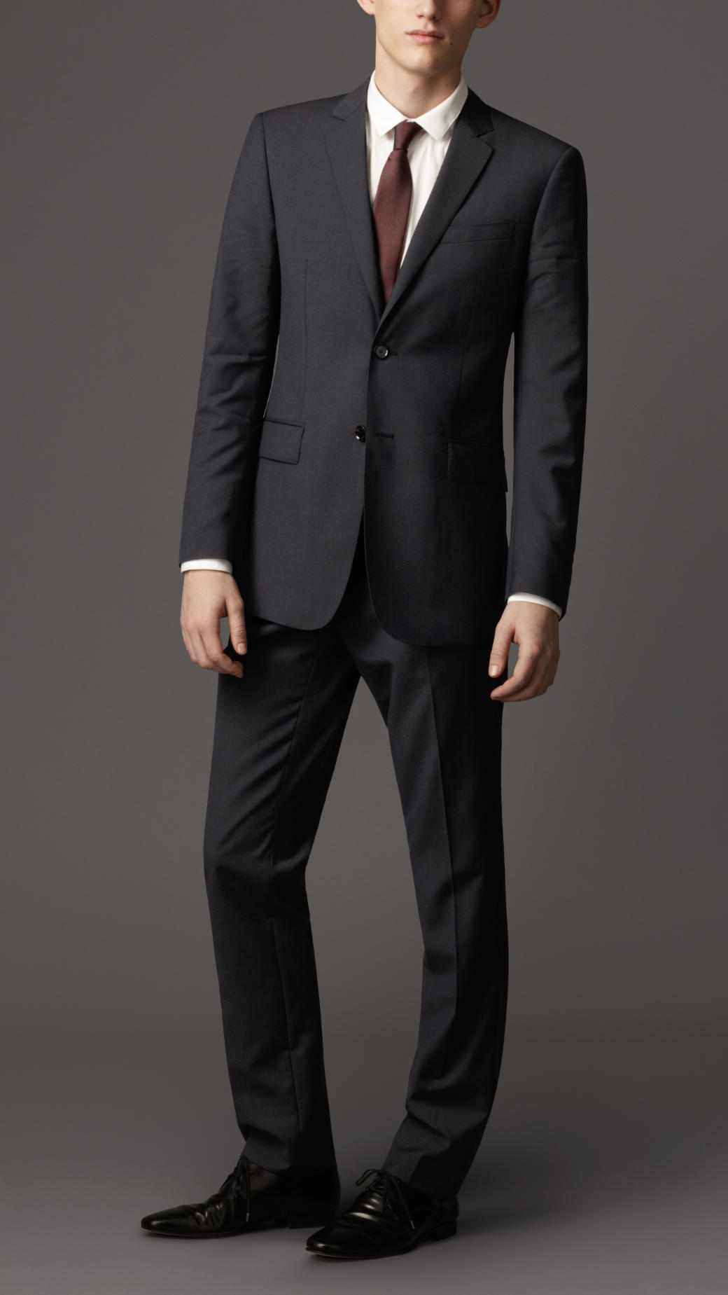 Burberry Modern Fit Virgin Wool Pinstripe Suit in Blue for Men (navy ...