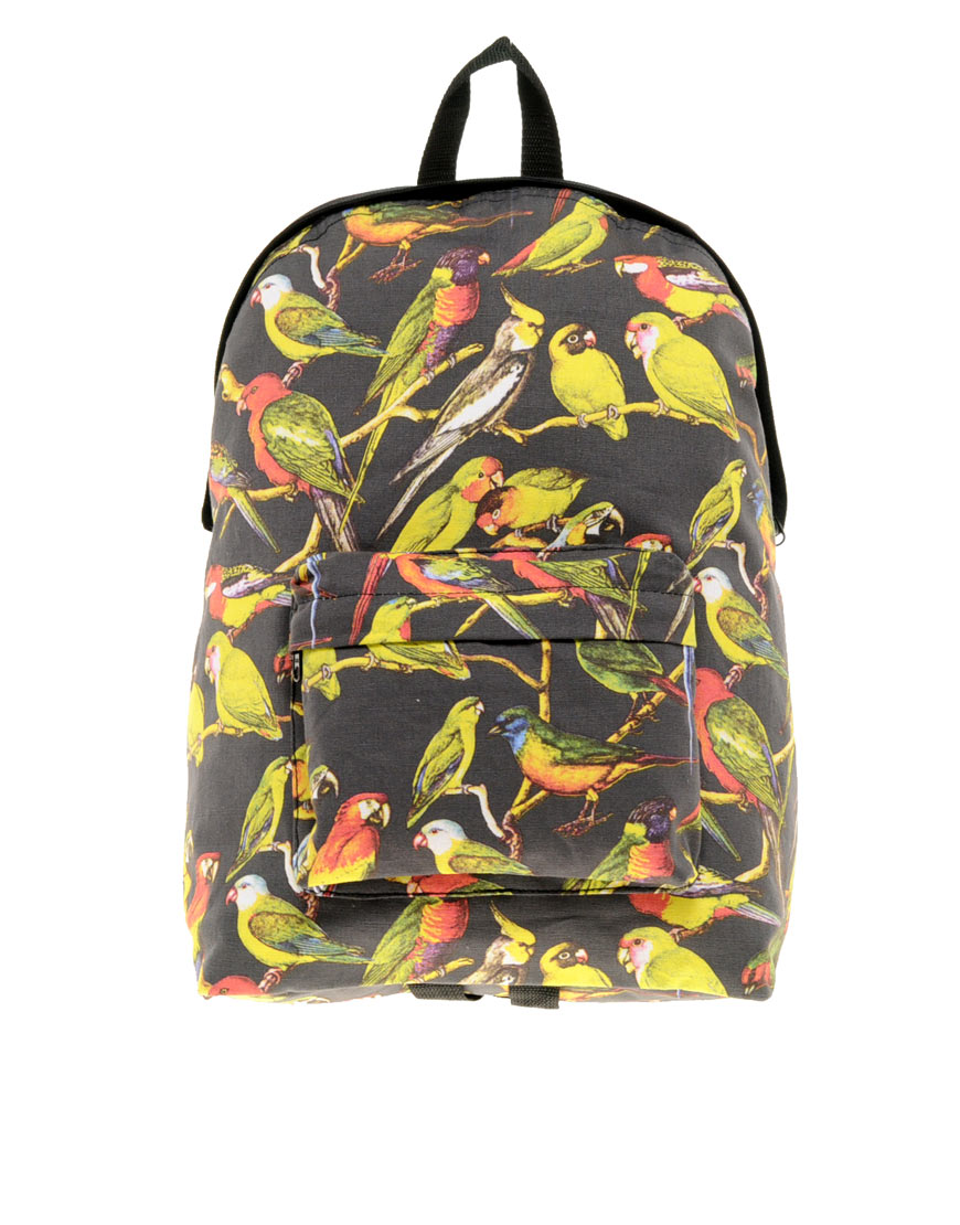 Lyst - Asos Asos Backpack with Parrot Print for Men