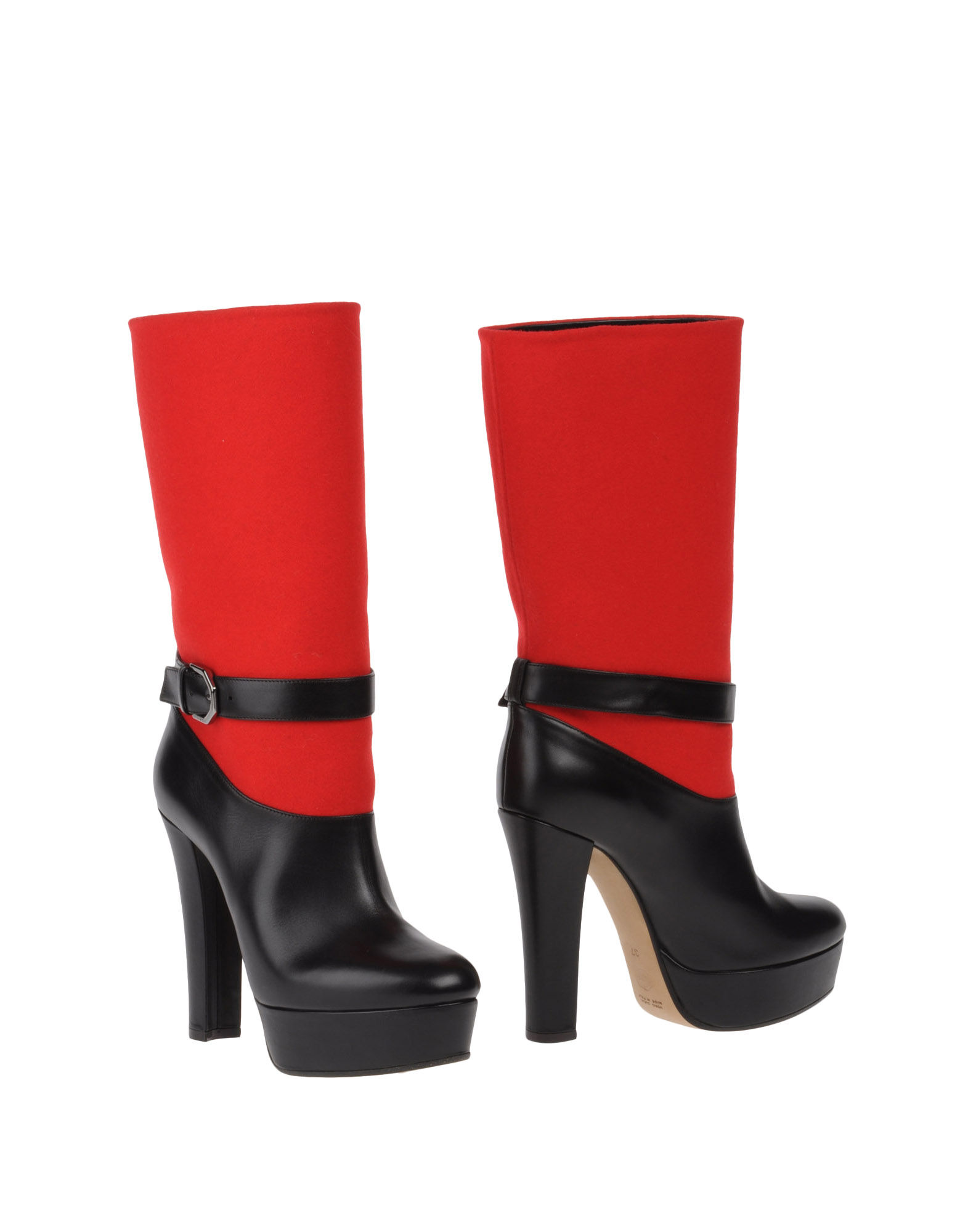 Viktor & Rolf Highheeled Boots in Red | Lyst