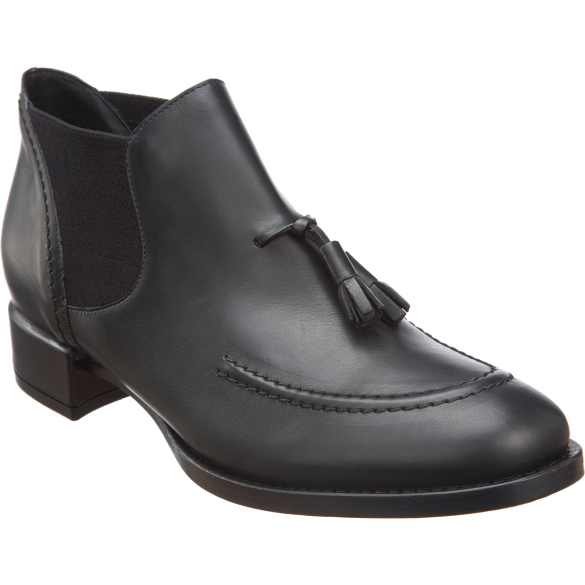 Roberto Del Carlo Tassel Ankle Boot in Black | Lyst