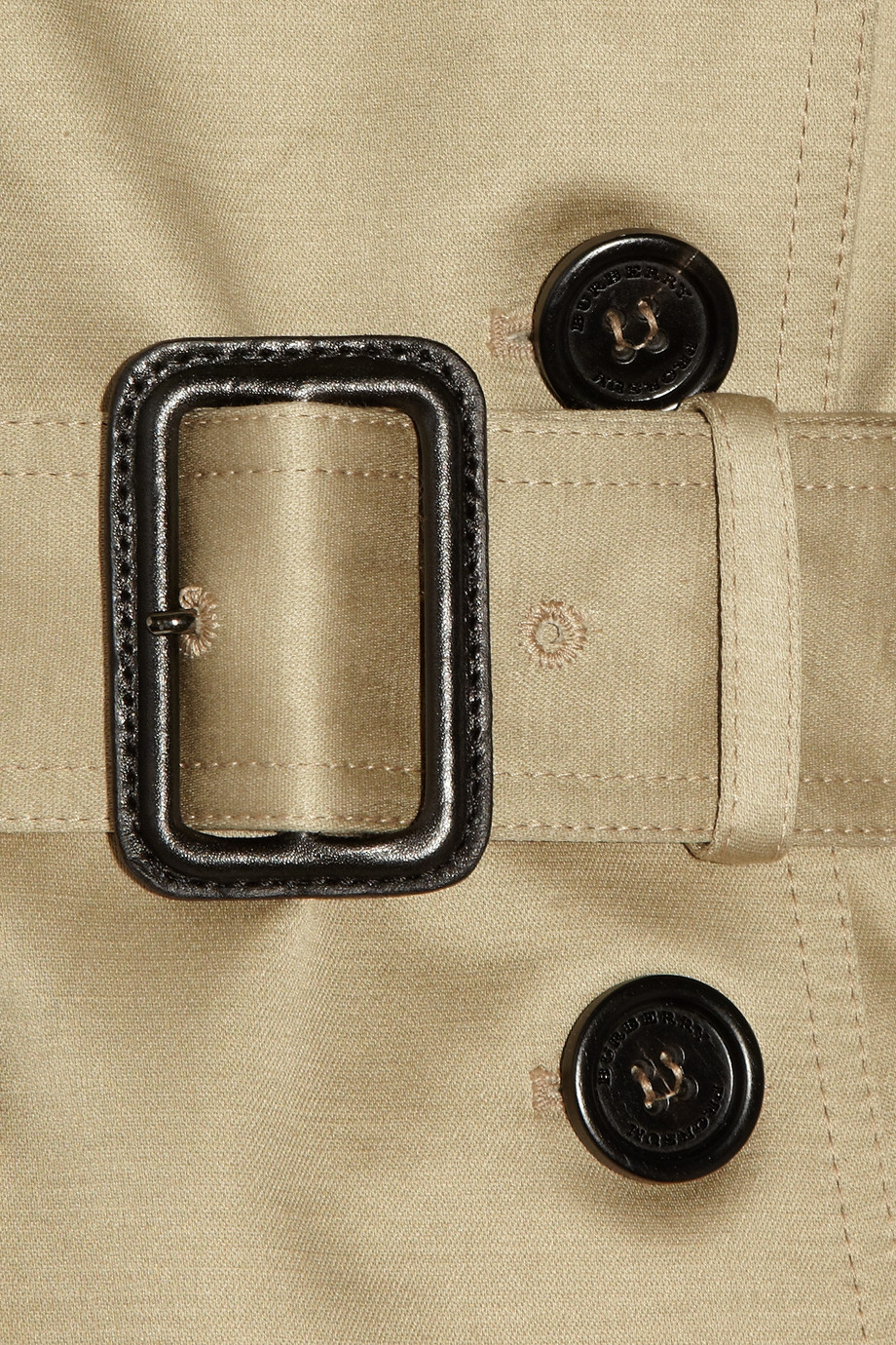 Burberry prorsum Cotton Sateen Trench Coat in Beige (trench) | Lyst