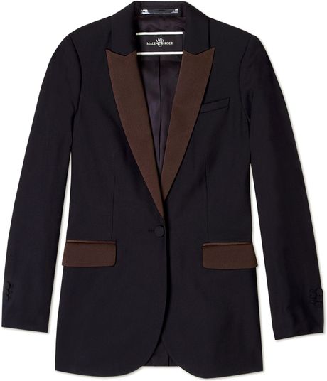 By Malene Birger Rimola Modern Classic Tuxedo Jacket in Black | Lyst
