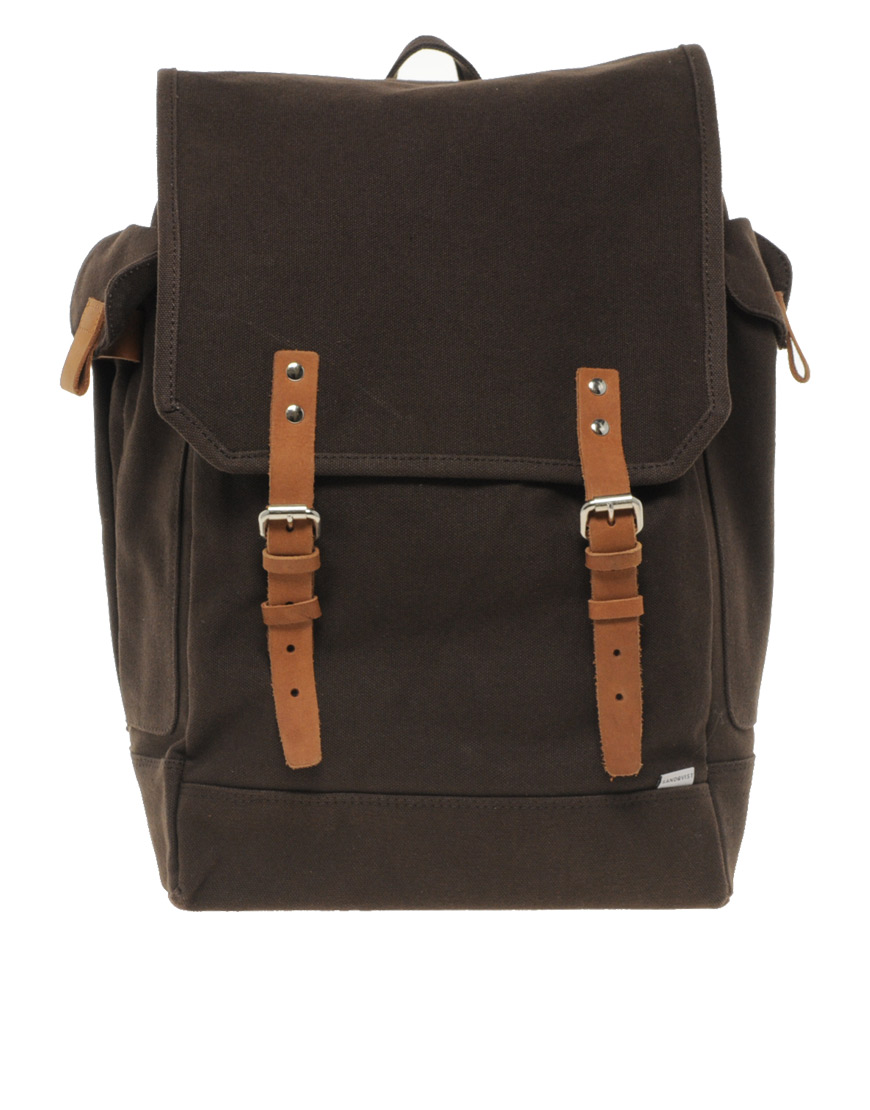 Sandqvist Bob Backpack in Brown for Men | Lyst