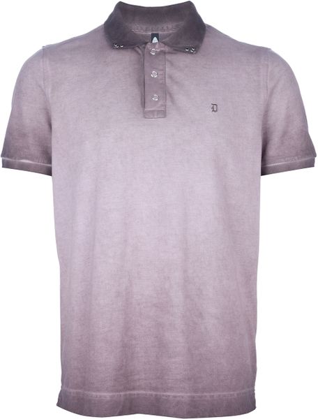 Dondup Polo Shirt in Purple for Men | Lyst