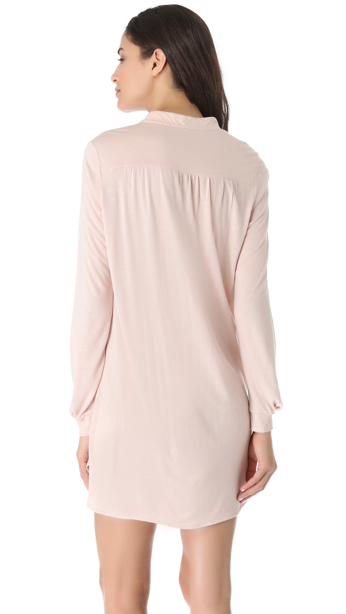 Eberjey Earth Angel Sleep Shirt in Pink | Lyst